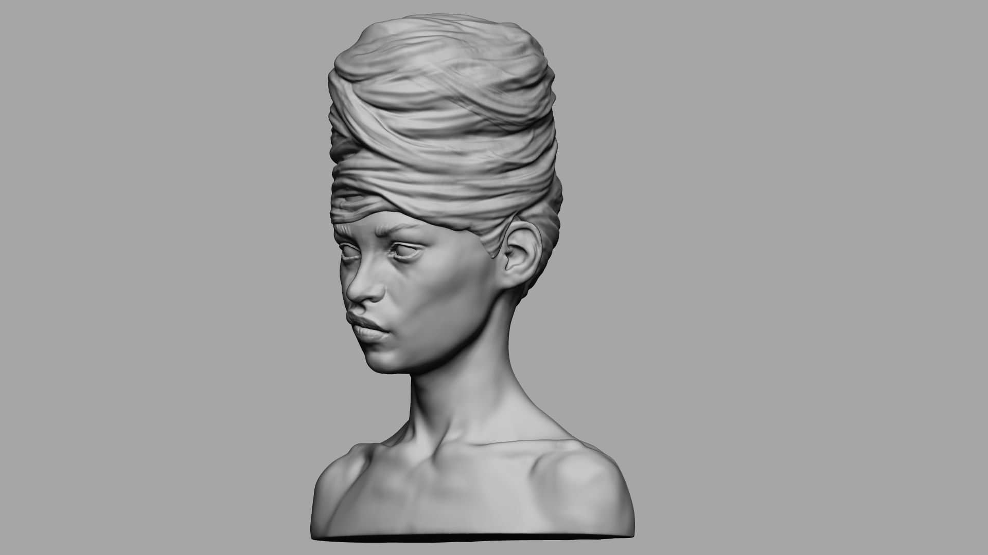 Female bust 010 3D model 3D printable | CGTrader