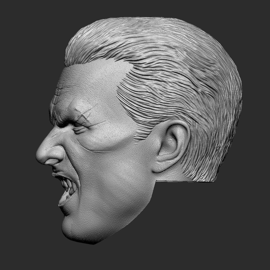 Spike Vampire - Buffy the Vampire Slayer head 3D model 3D printable ...