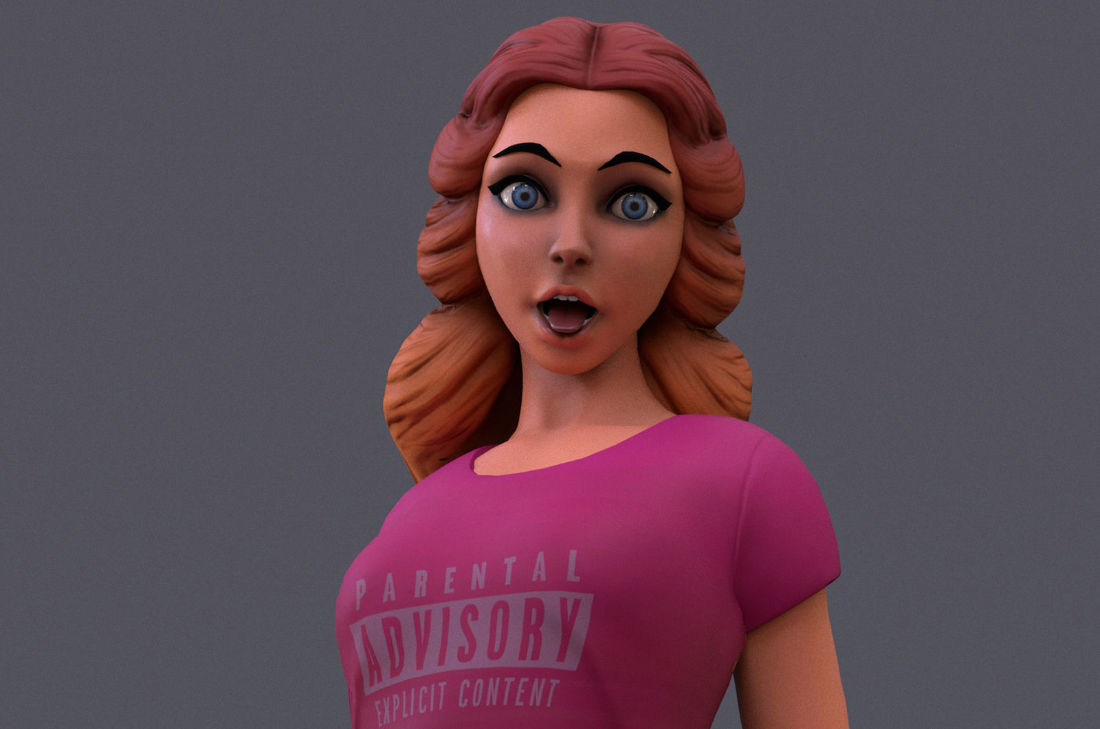 3D model Cartoon Girl Rig VR / AR / low-poly | CGTrader