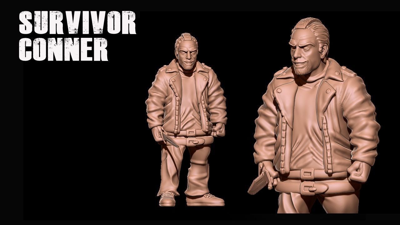 Survivor Conner 3D model 3D printable | CGTrader