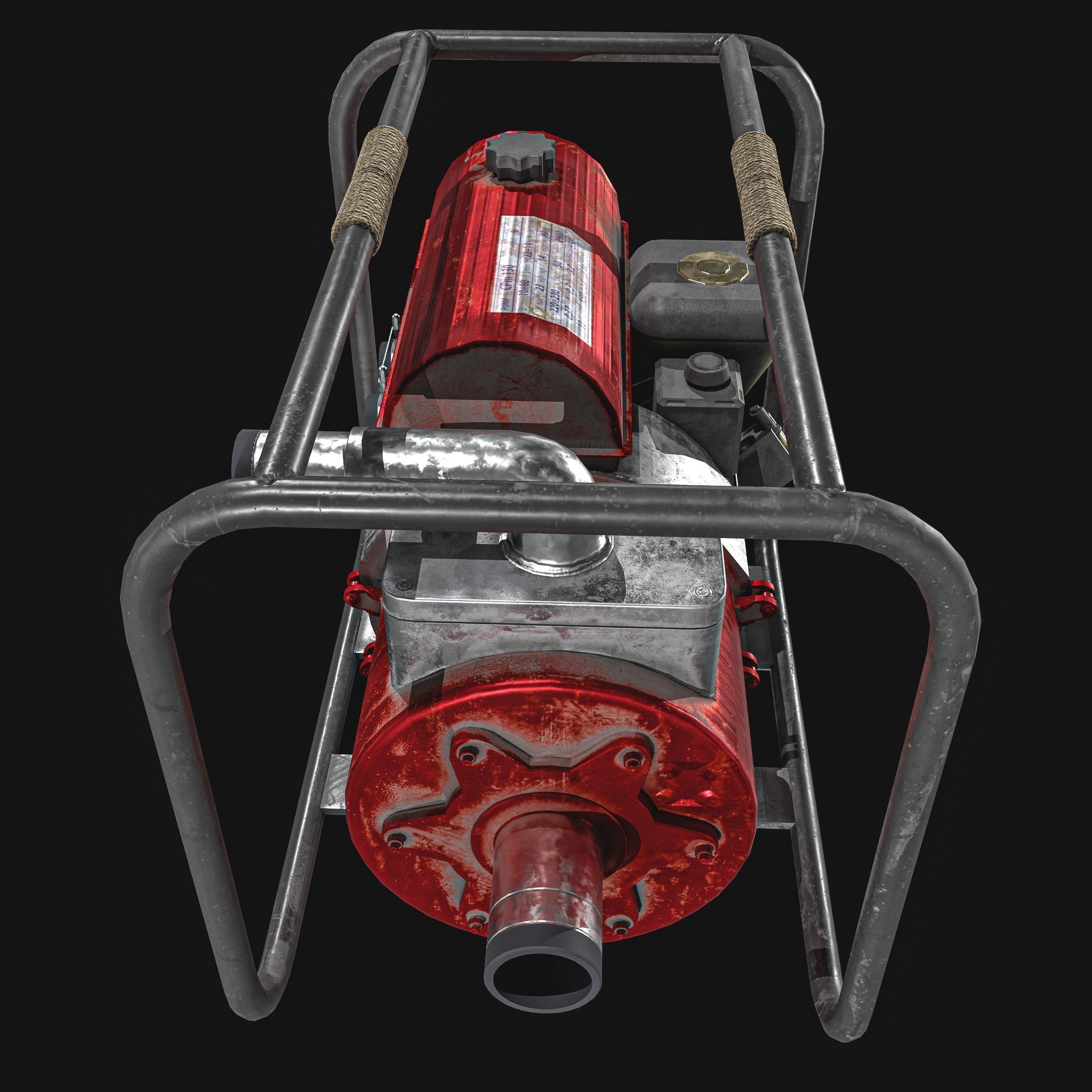 3D model WATER PUMP Petrol ENGINE VR / AR / low-poly | CGTrader