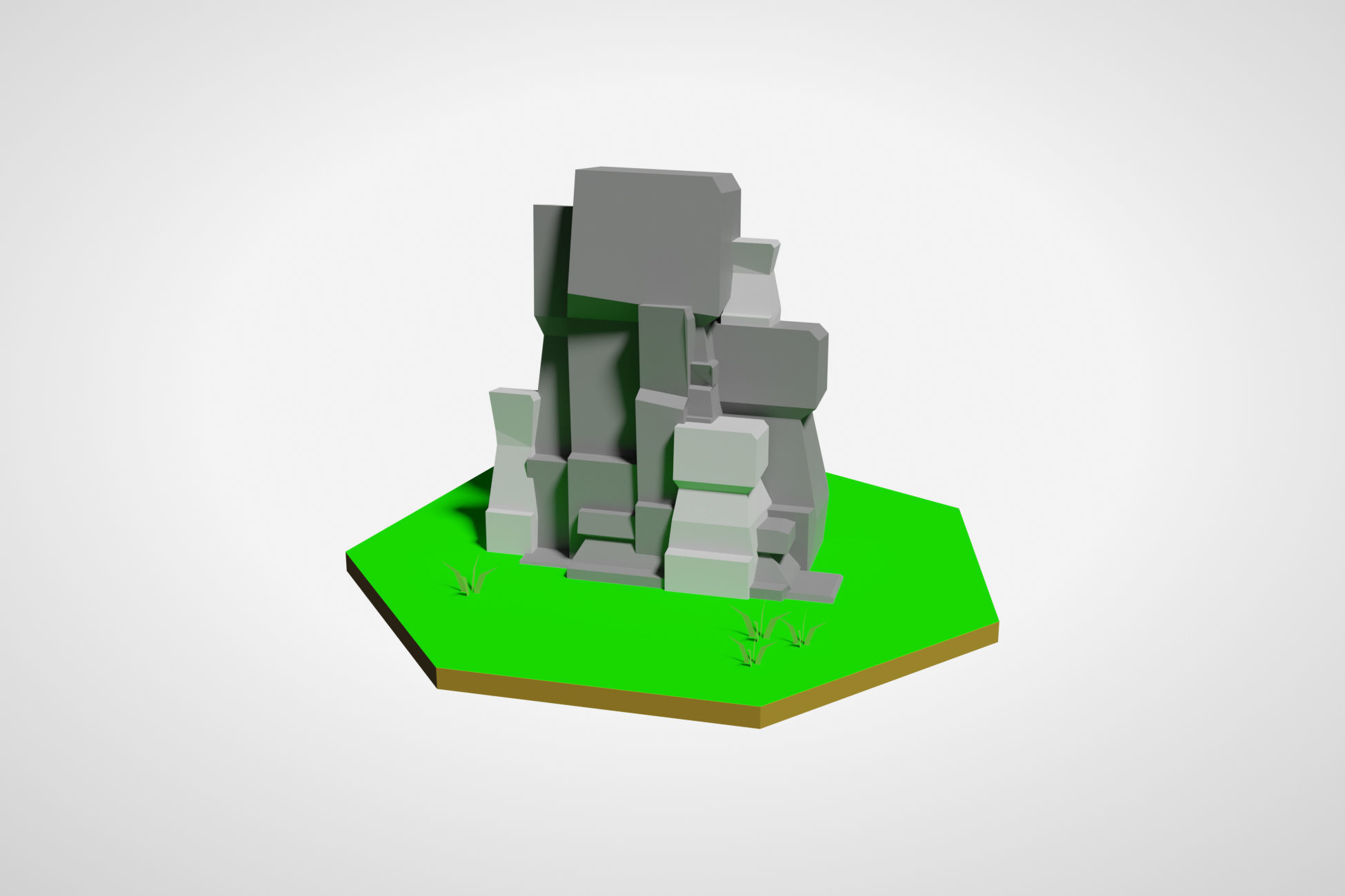 3D model Low Poly Stone 3D Models VR / AR / low-poly | CGTrader