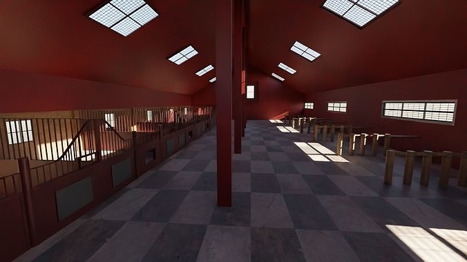 3D model Horse Stable VR / AR / low-poly | CGTrader
