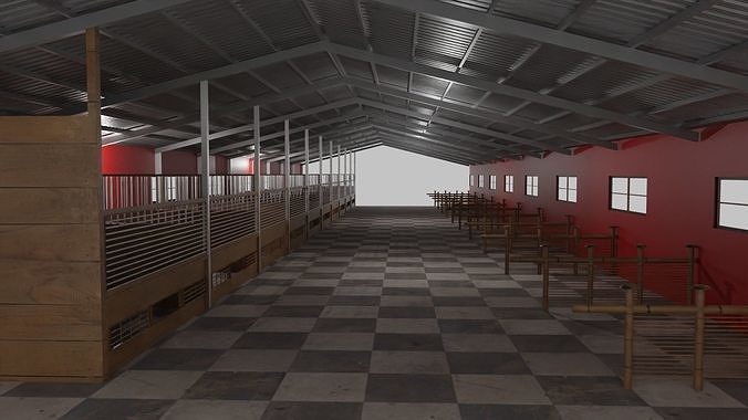 3D model Horse Stable VR / AR / low-poly | CGTrader