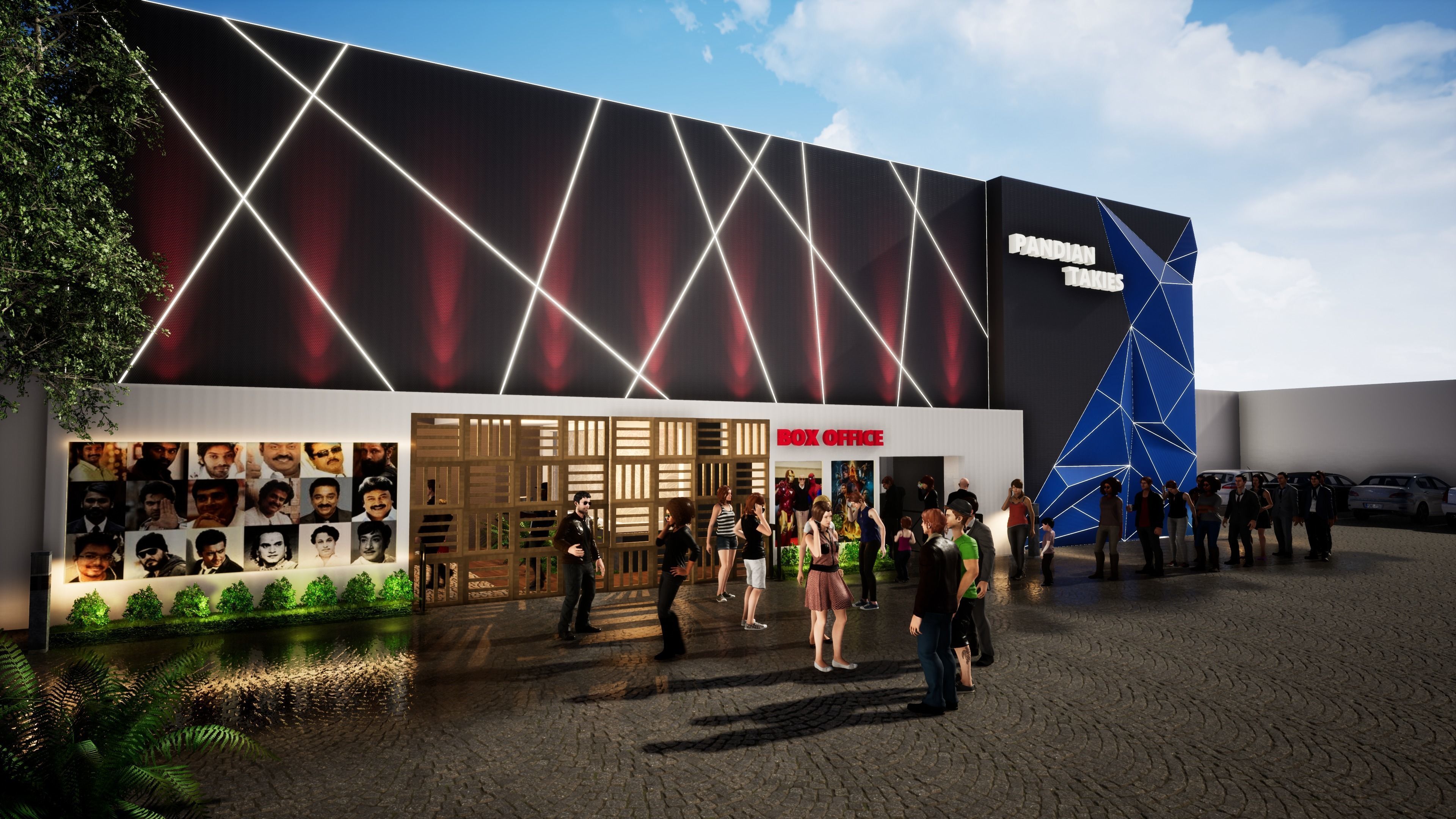 Cinema Theatre 3D model | CGTrader