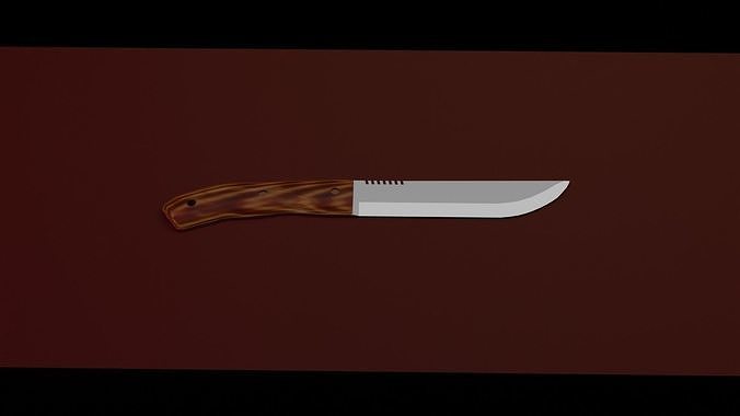 Simple knife free 3D model | CGTrader