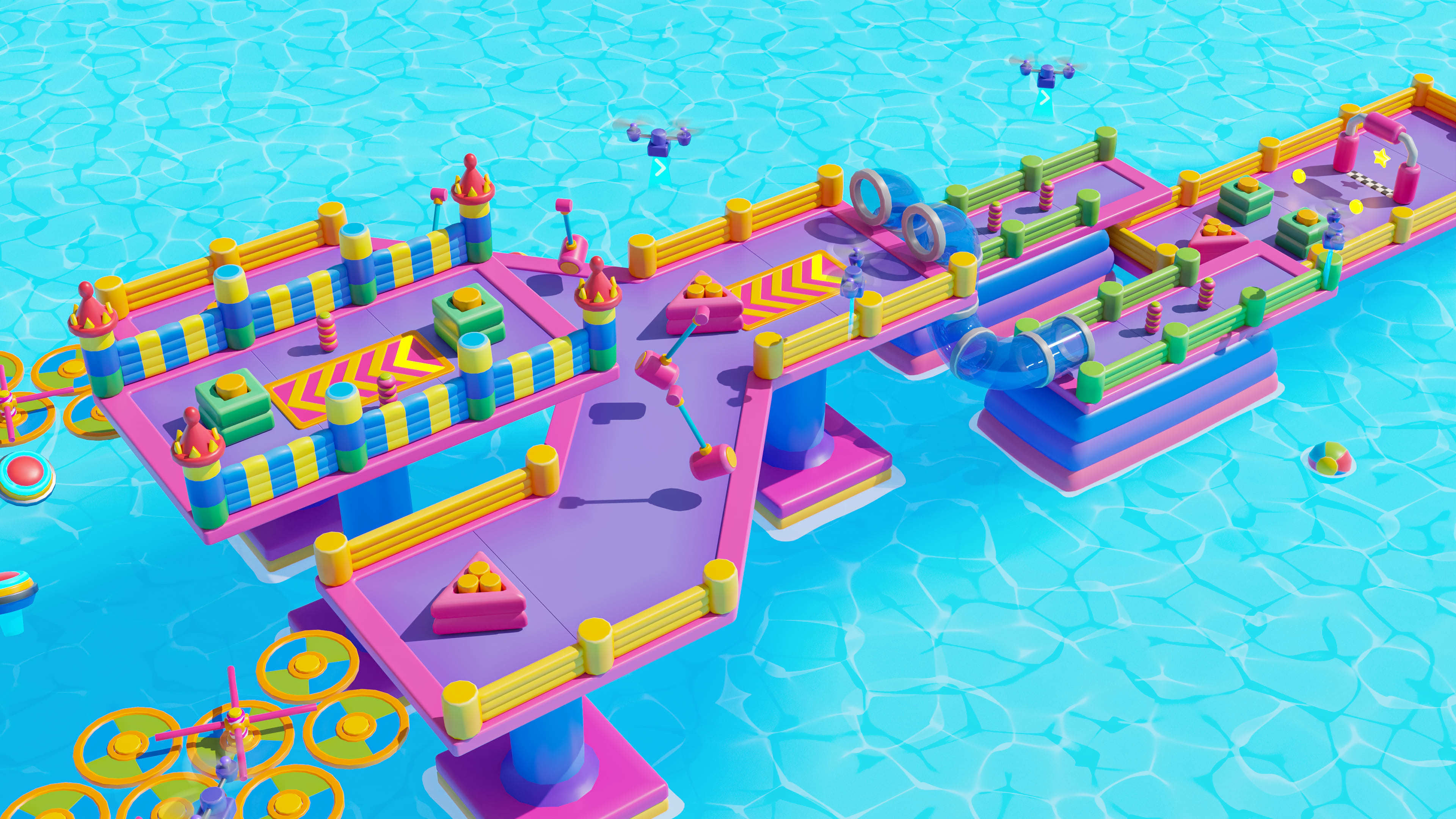 3D model Platformer 2 Obstacles VR / AR / low-poly | CGTrader