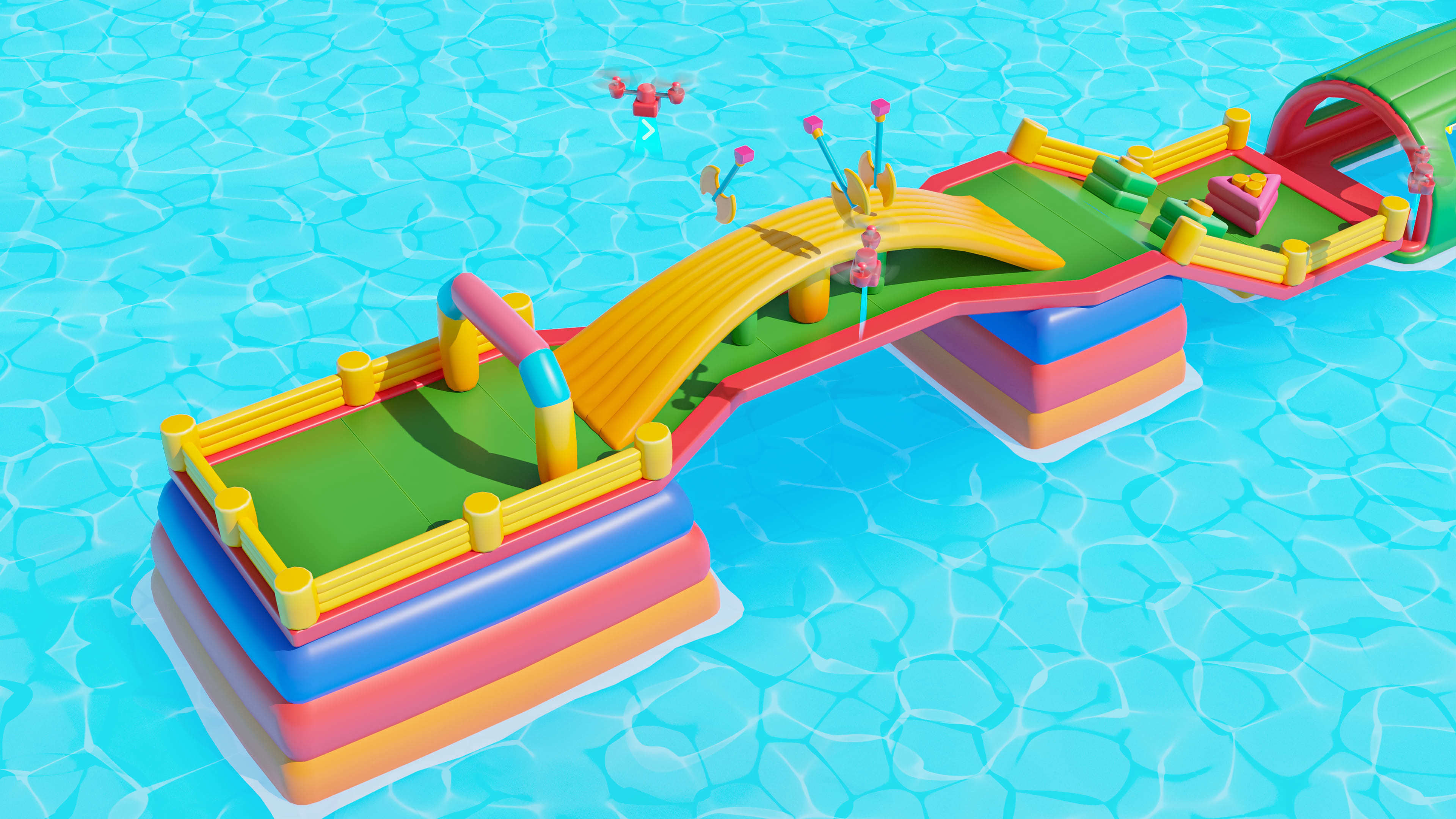 3D model Platformer 2 Obstacles VR / AR / low-poly | CGTrader