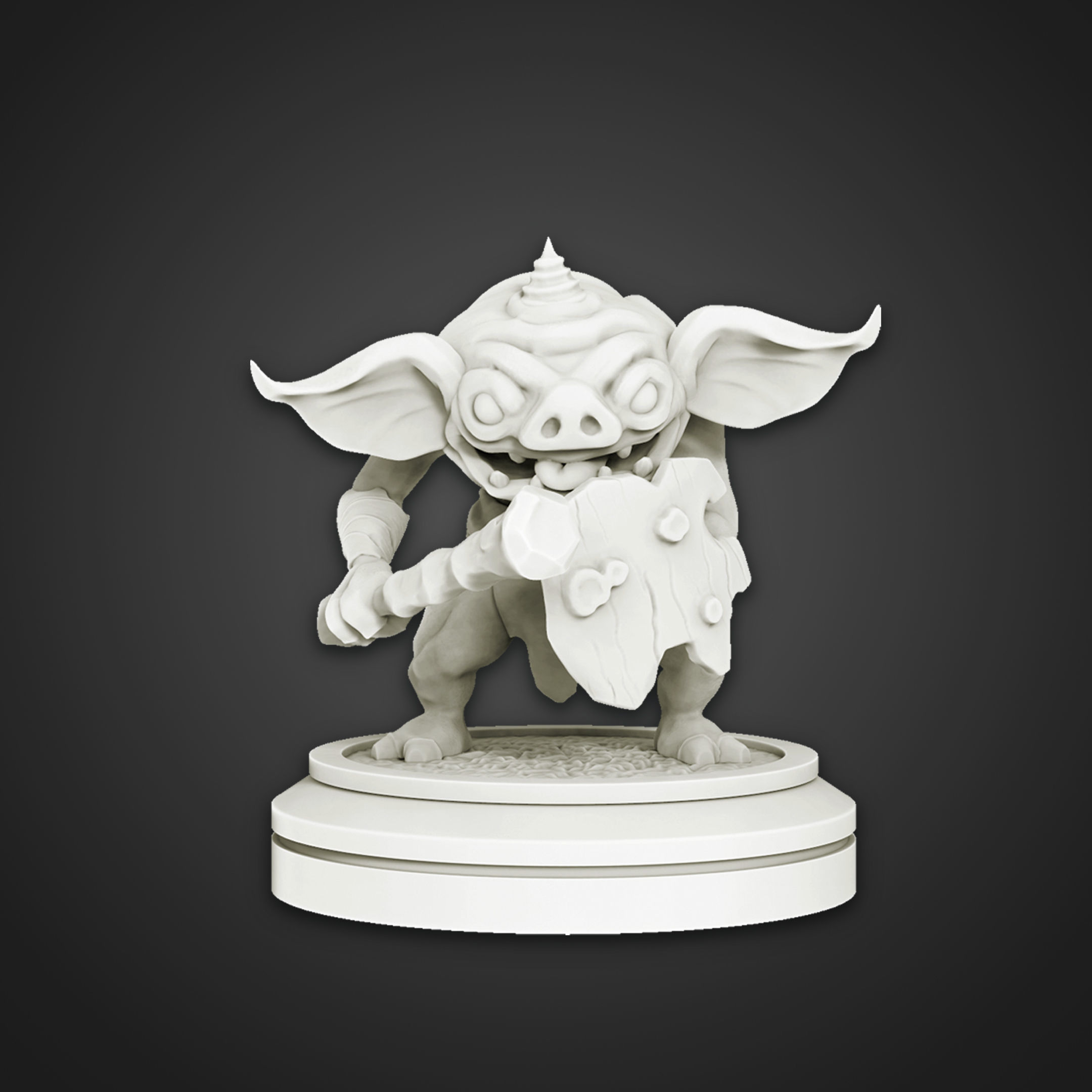 Bokoblin with Shield 3D model 3D printable | CGTrader