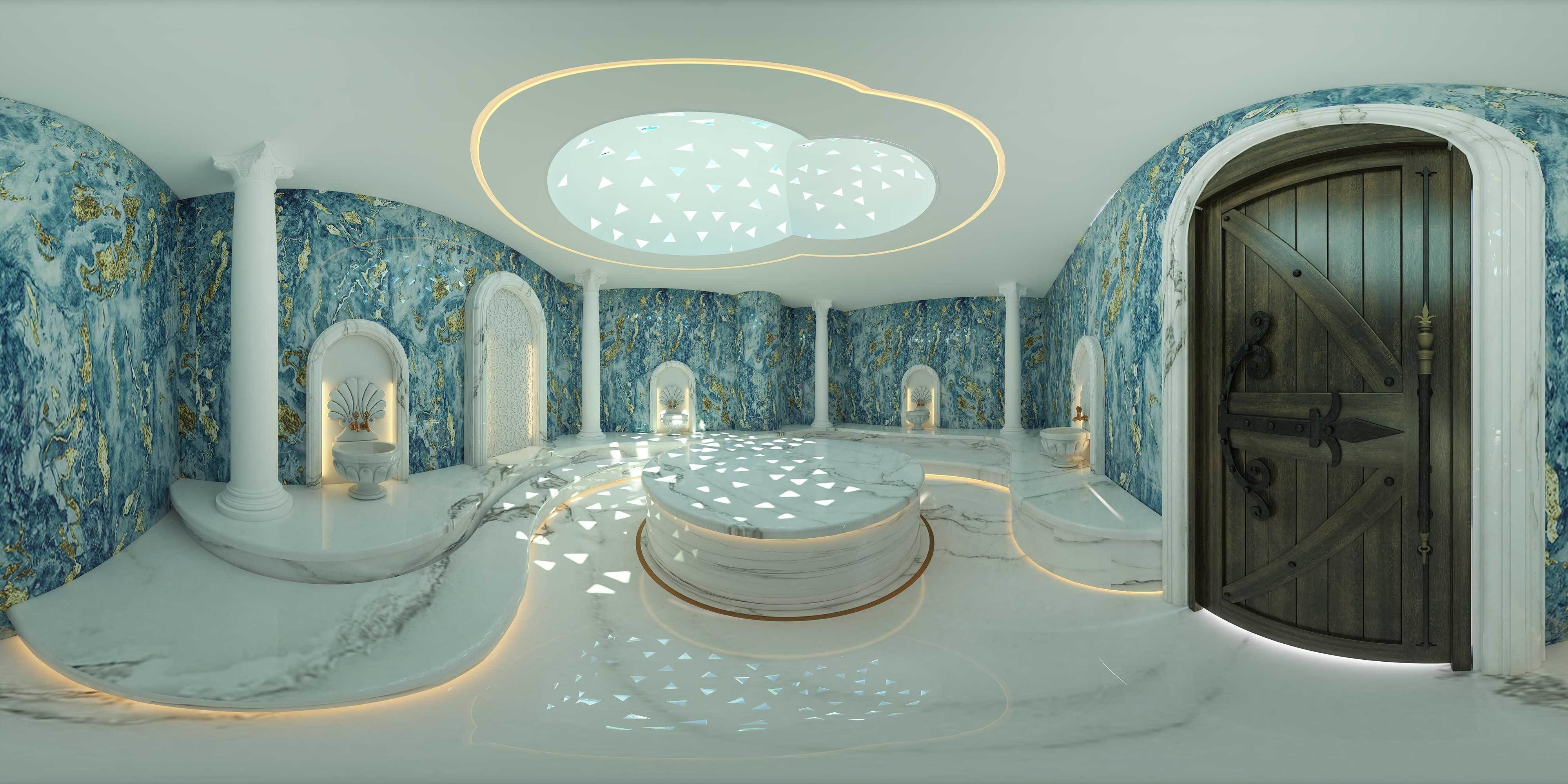 3D model TURKISH BATH 360 VIEW VR / AR / low-poly | CGTrader