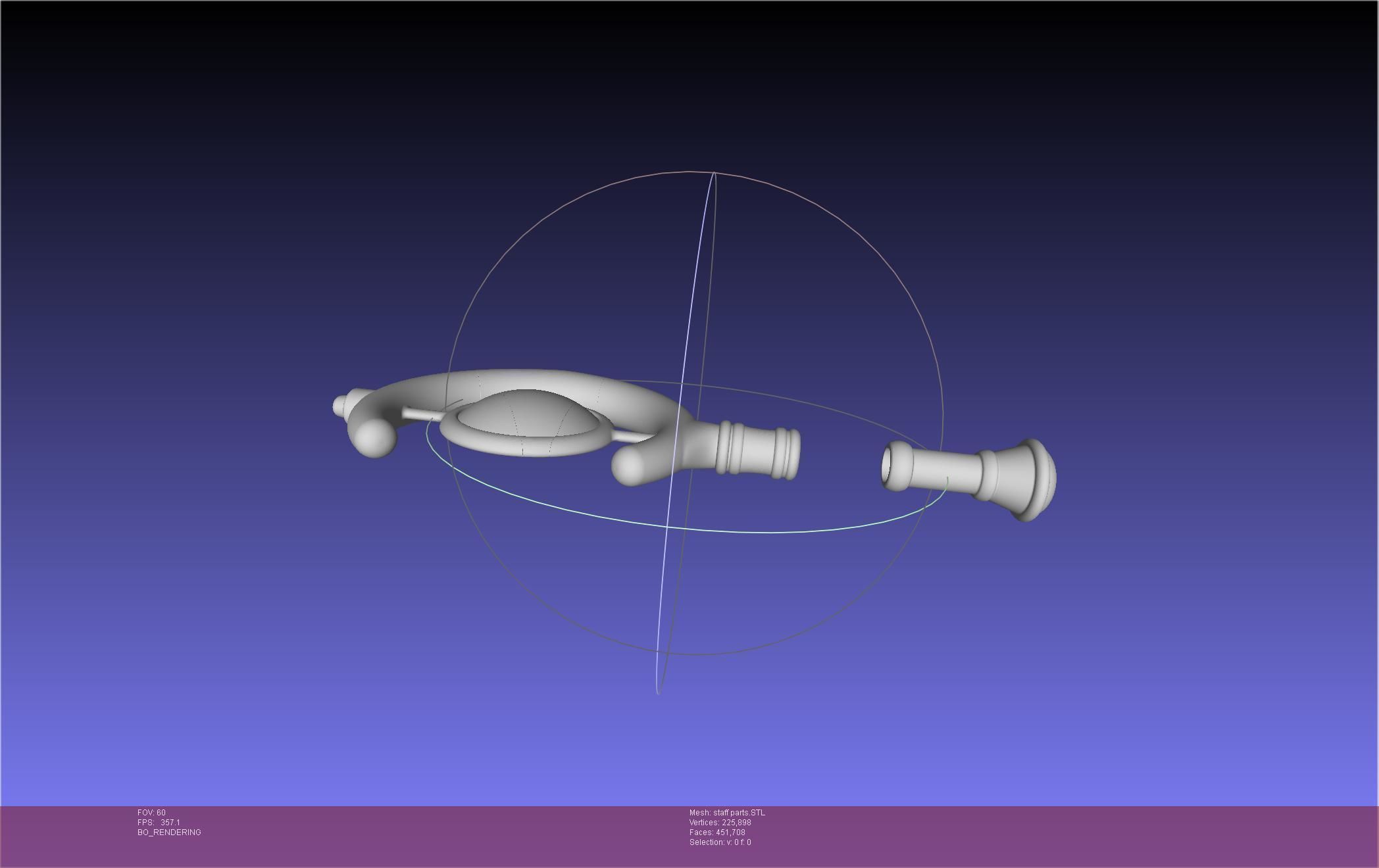 Frieren Staff Printable Assembly 3D model 3D printable | CGTrader