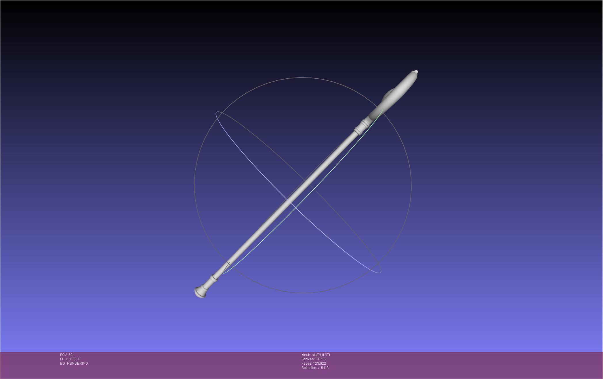 Frieren Staff Printable Assembly 3D model 3D printable | CGTrader