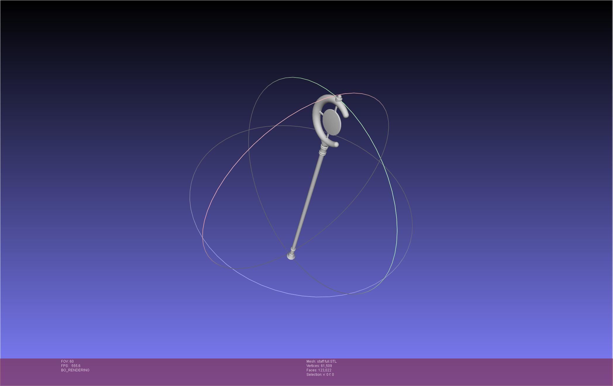 Frieren Staff Printable Assembly 3D model 3D printable | CGTrader
