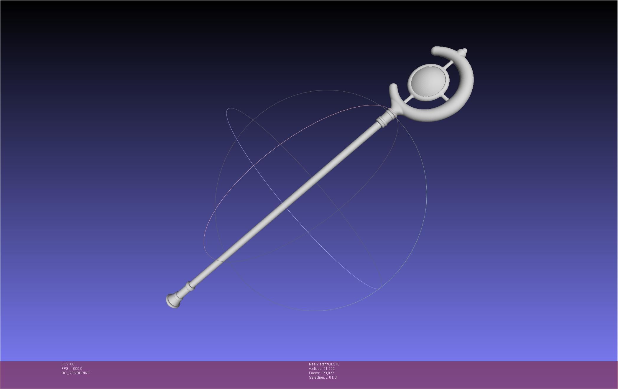 Frieren Staff Printable Assembly 3D model 3D printable | CGTrader