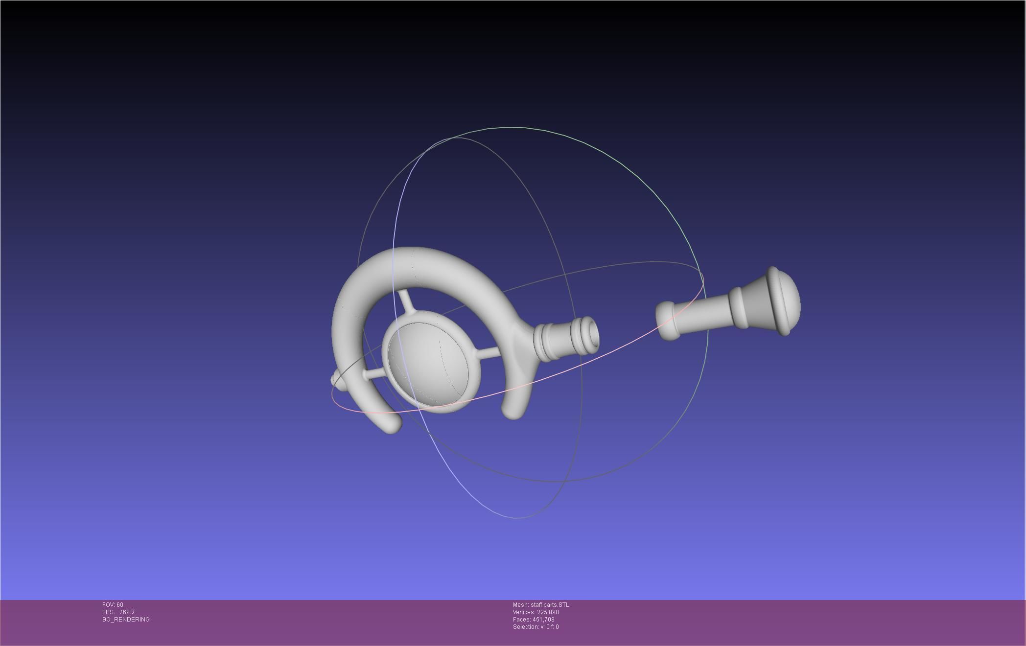 Frieren Staff Printable Assembly 3D model 3D printable | CGTrader