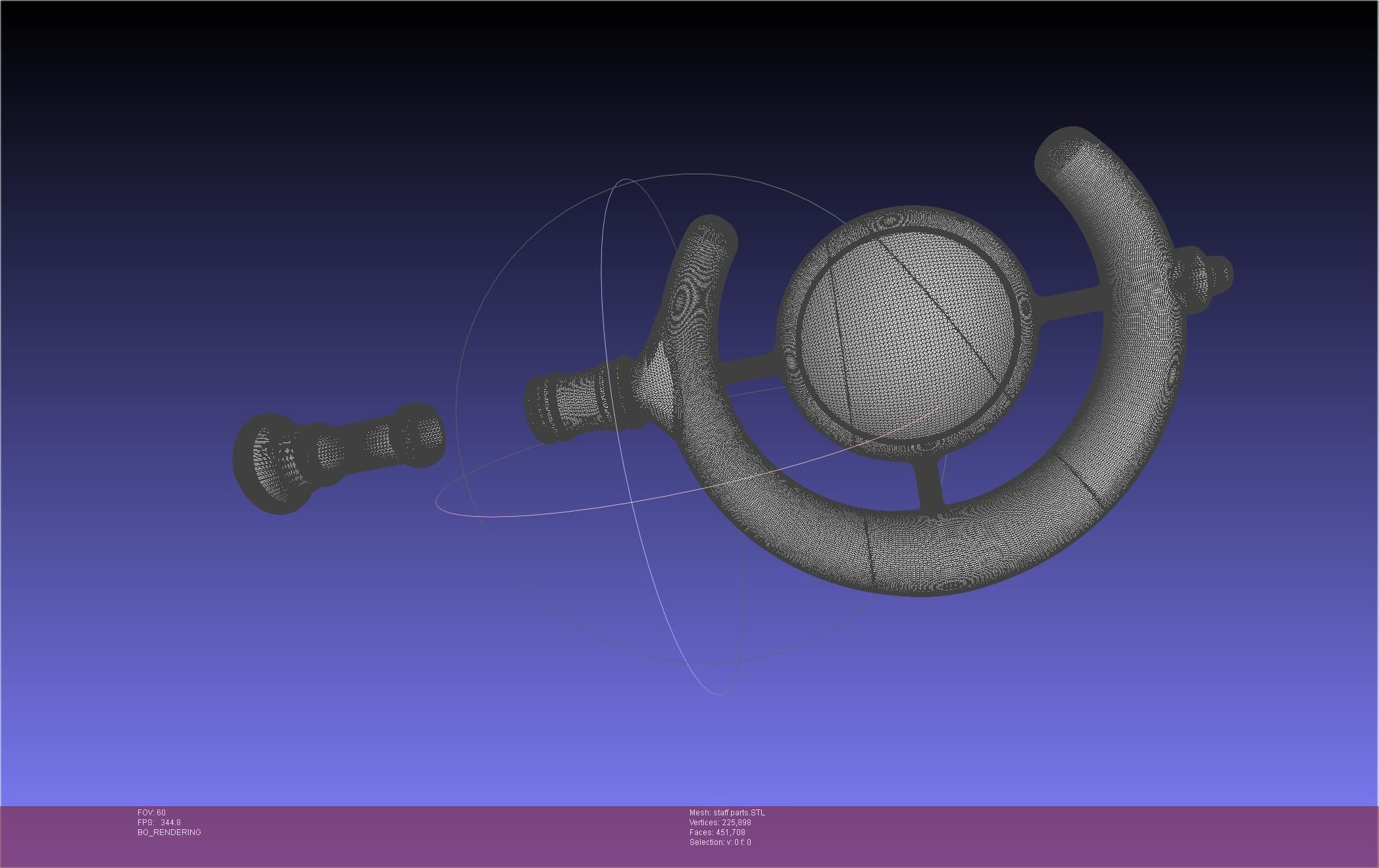 Frieren Staff Printable Assembly 3D model 3D printable | CGTrader