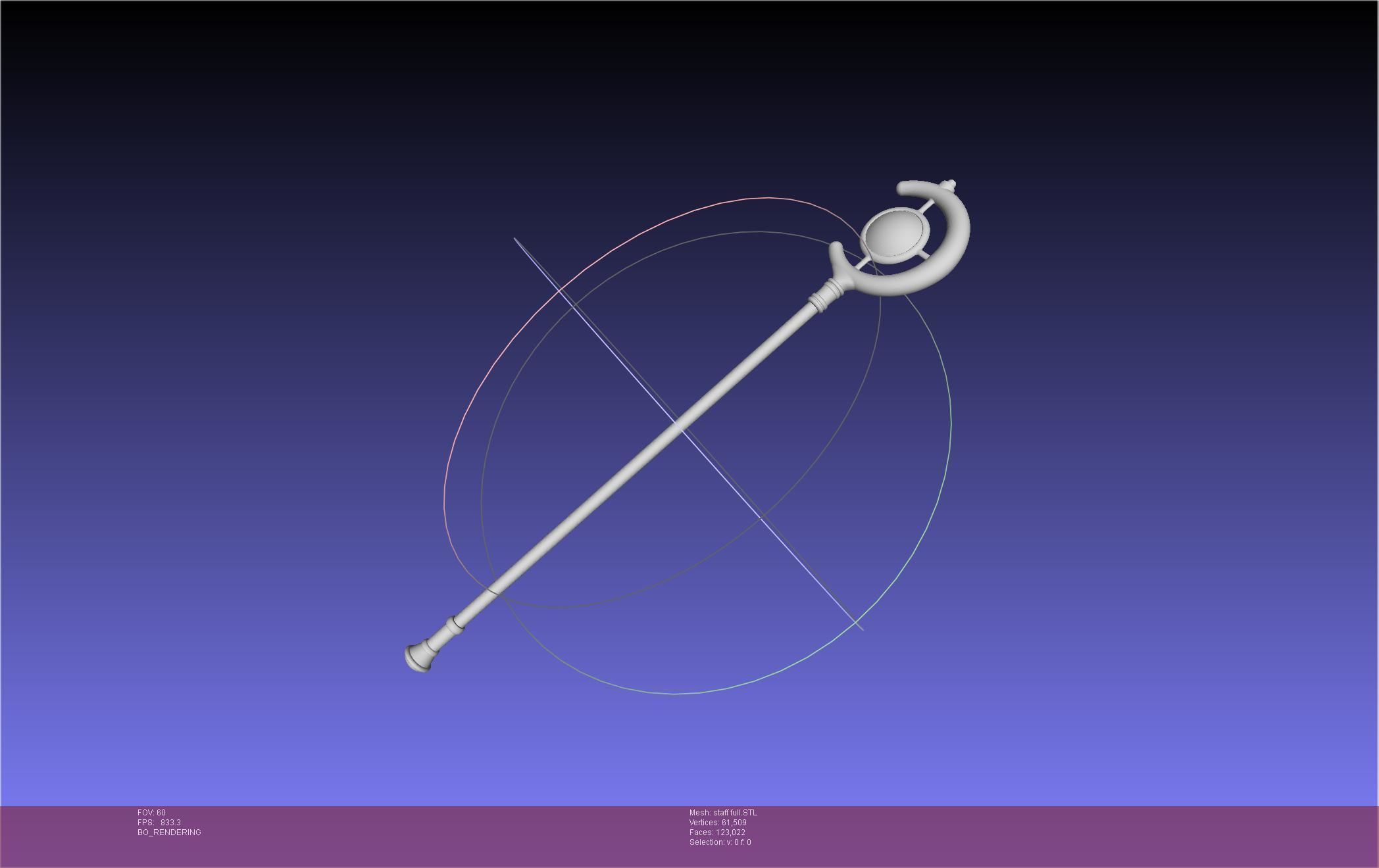 Frieren Staff Printable Assembly 3D model 3D printable | CGTrader