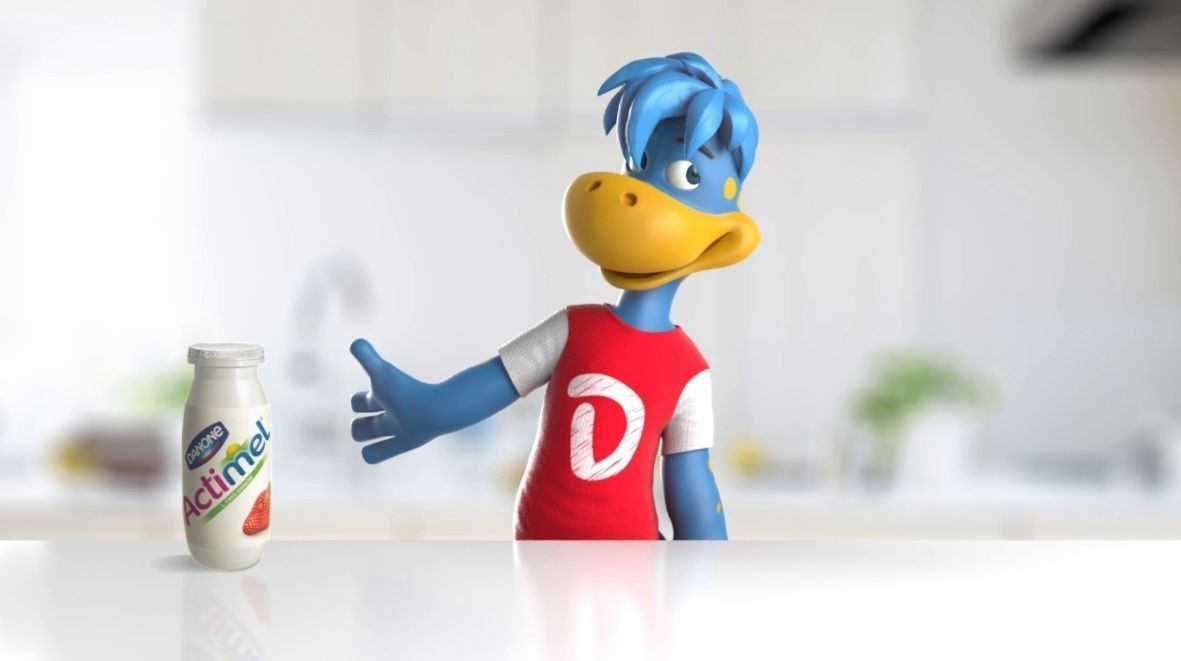 Danino Danonino danone Mascot 3D model rigged | CGTrader