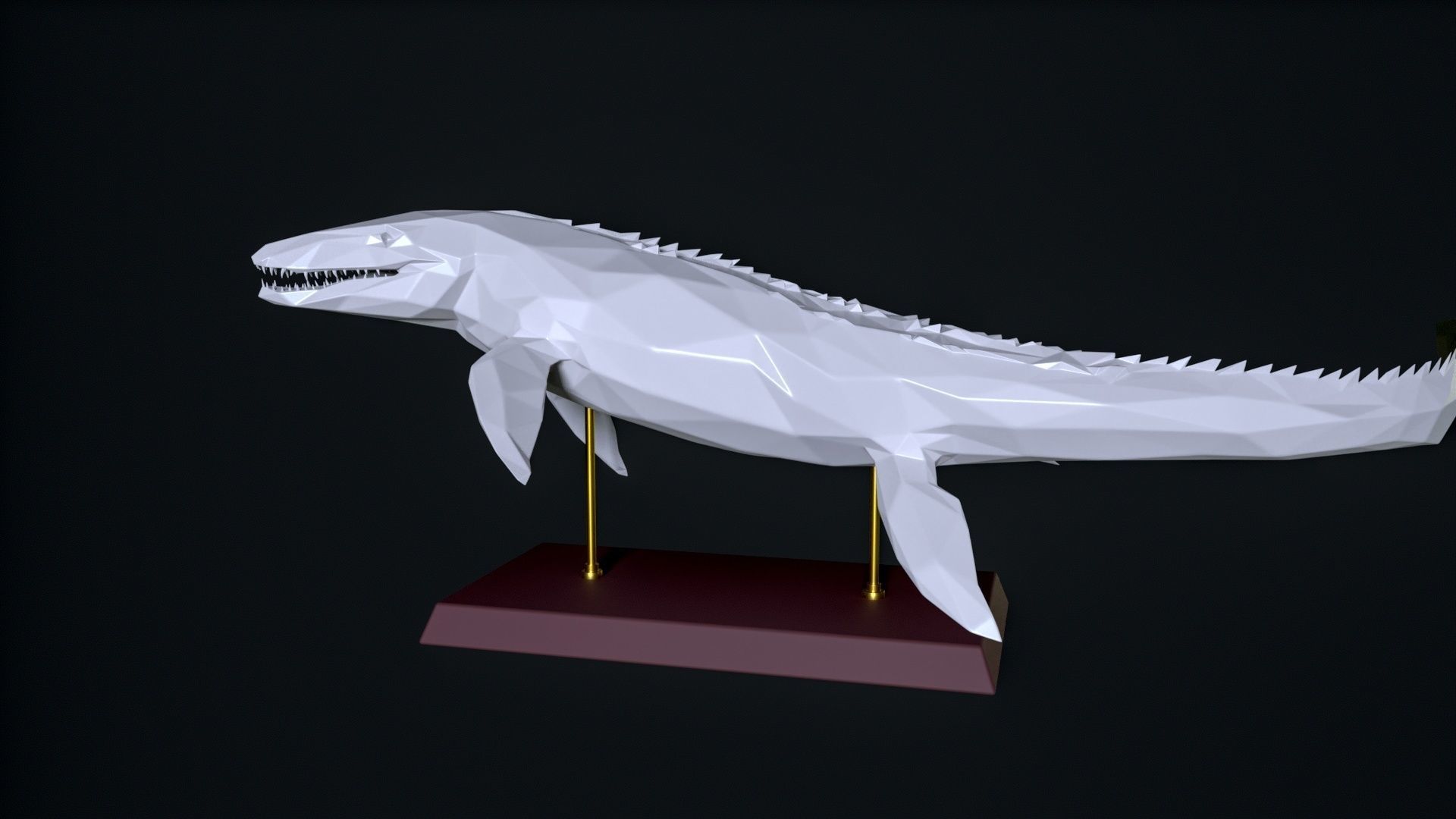 Mosasaurus 3D print 3D model 3D printable | CGTrader
