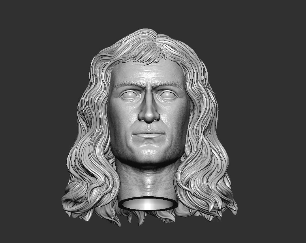 Isaac Newton Head 3D model 3D printable | CGTrader