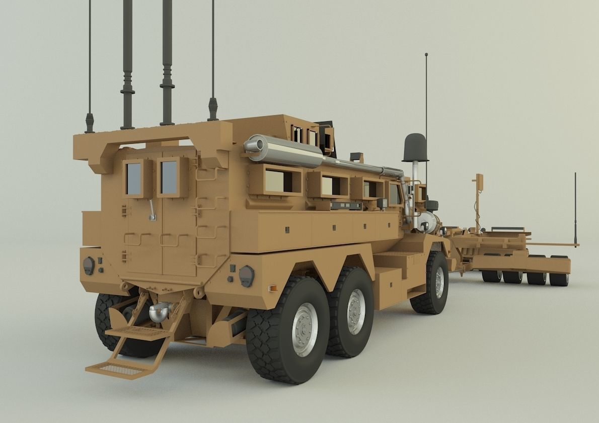 Cougar 6x6 MRAP military vehicle 3D model | CGTrader