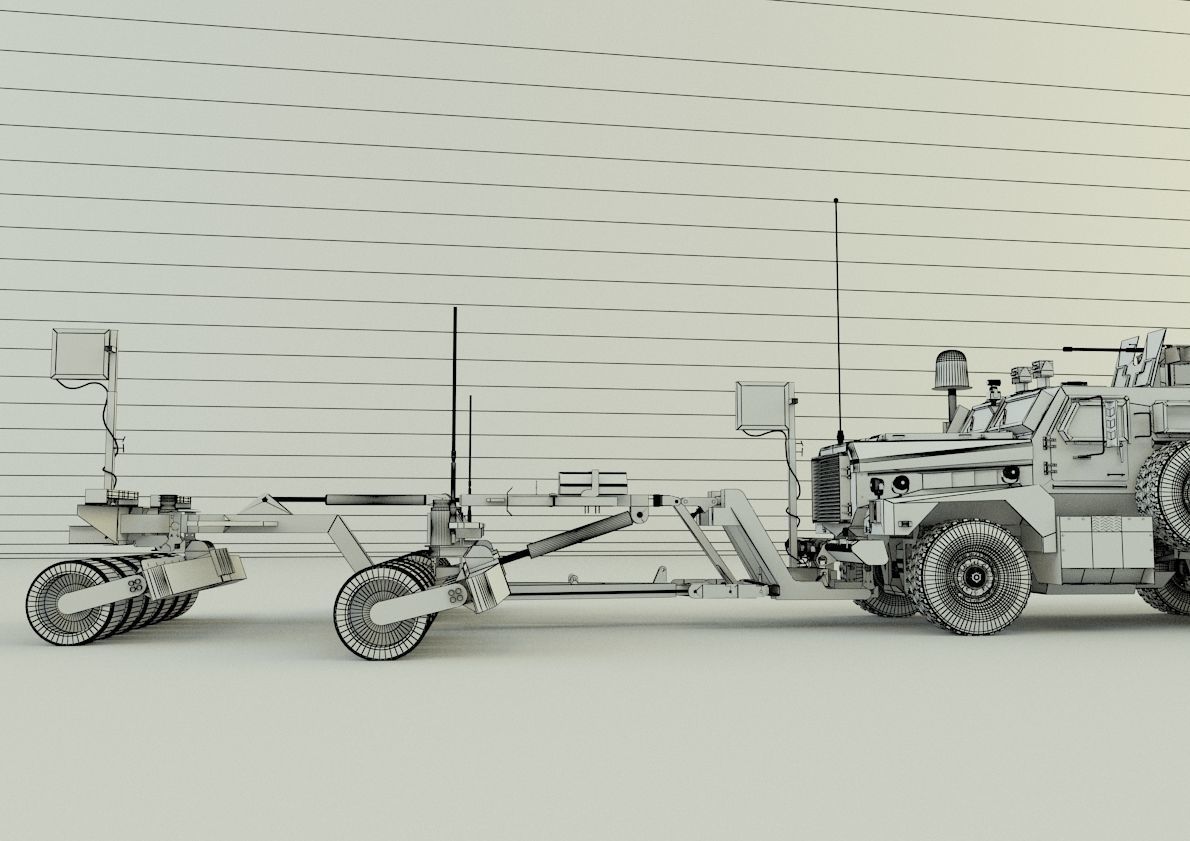 Cougar 6x6 MRAP military vehicle 3D model | CGTrader