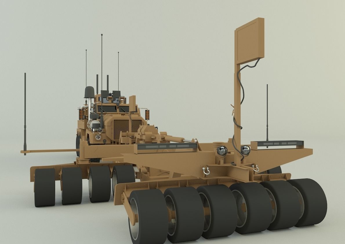 Cougar 6x6 MRAP military vehicle 3D model | CGTrader