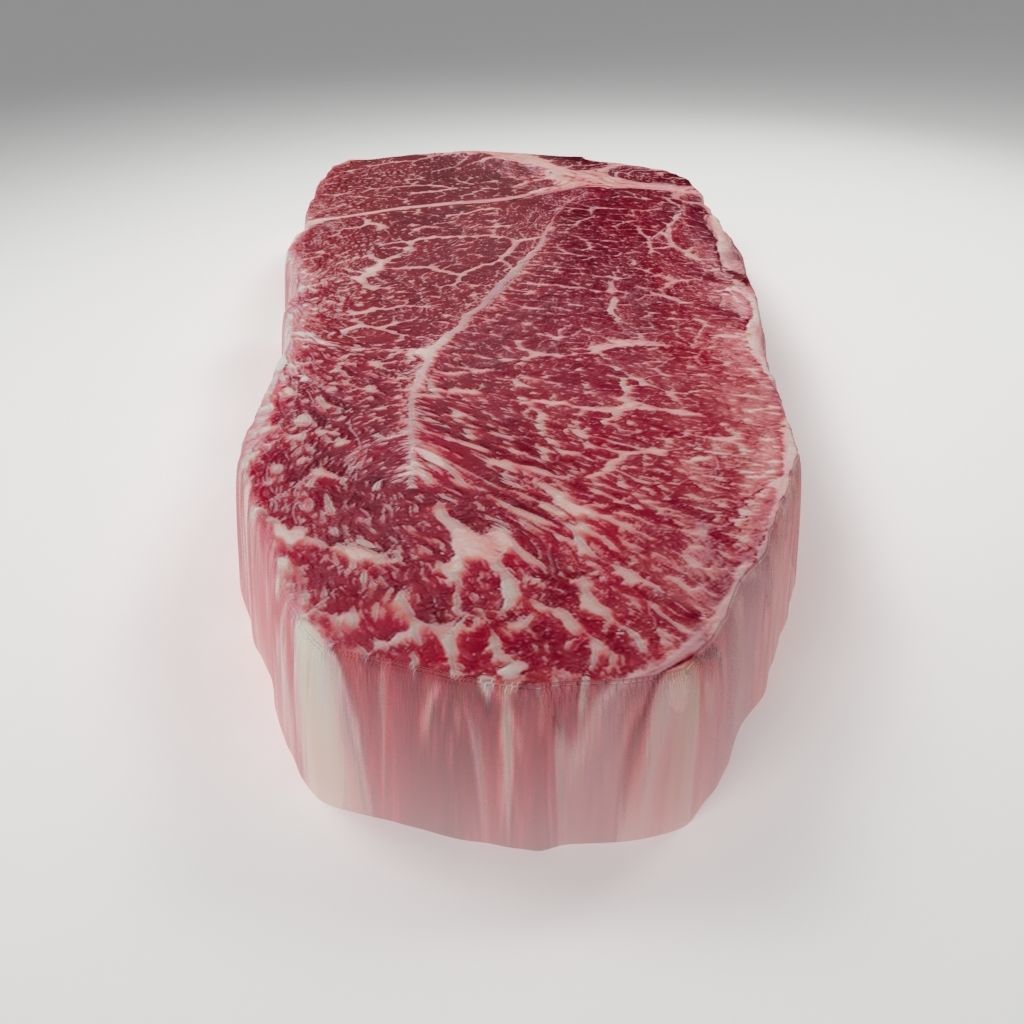 3D model Wagyu Sirloin Steak VR / AR / low-poly | CGTrader