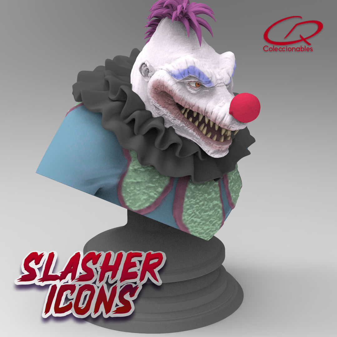 Killer Klowns from Outerspace - King Clown bust - Slasher Icons 3D ...