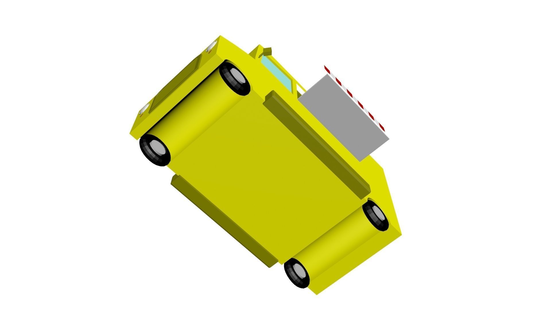 3D model Low Poly Game Ready Food Truck VR / AR / low-poly | CGTrader