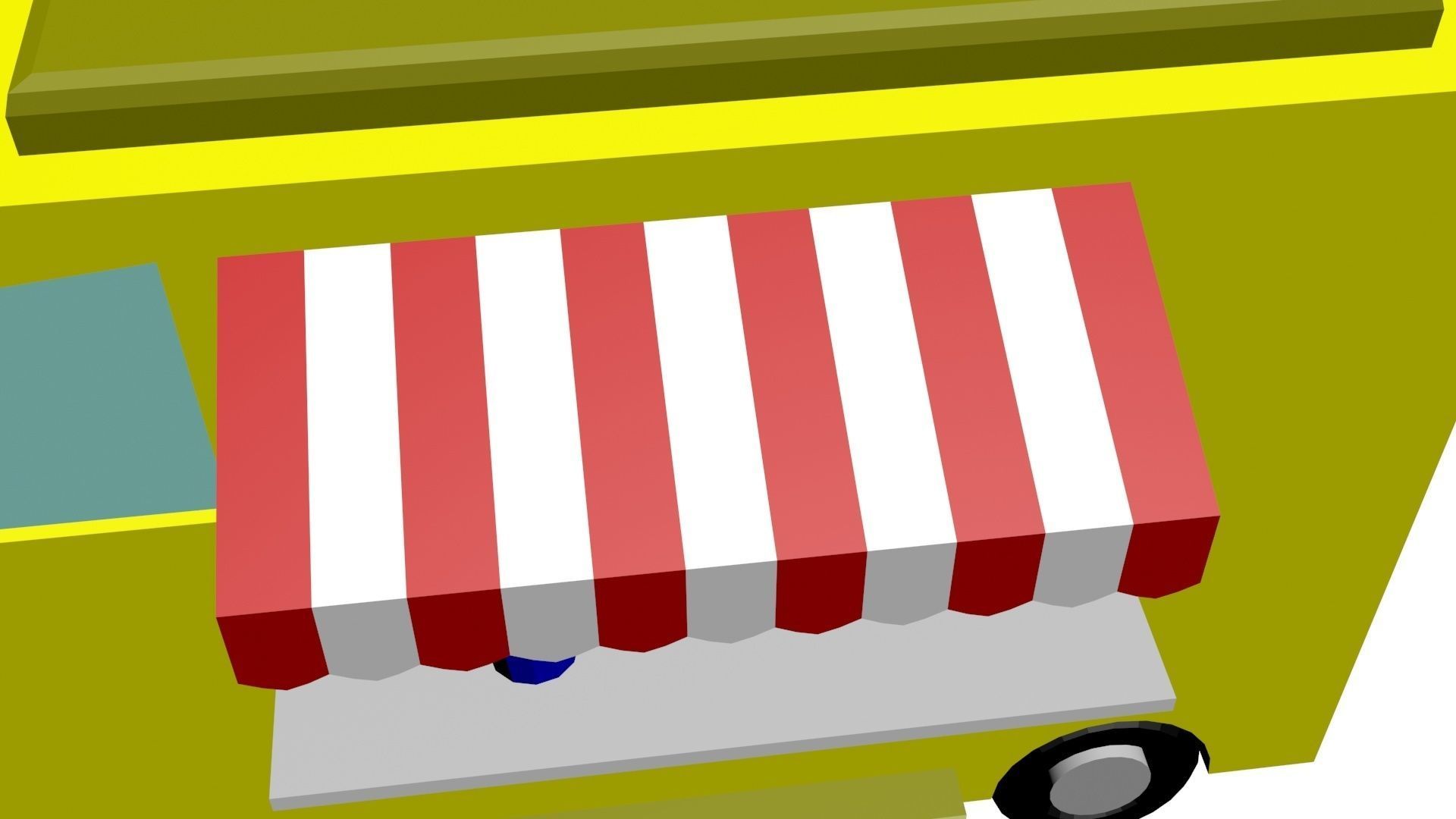 3D model Low Poly Game Ready Food Truck VR / AR / low-poly | CGTrader