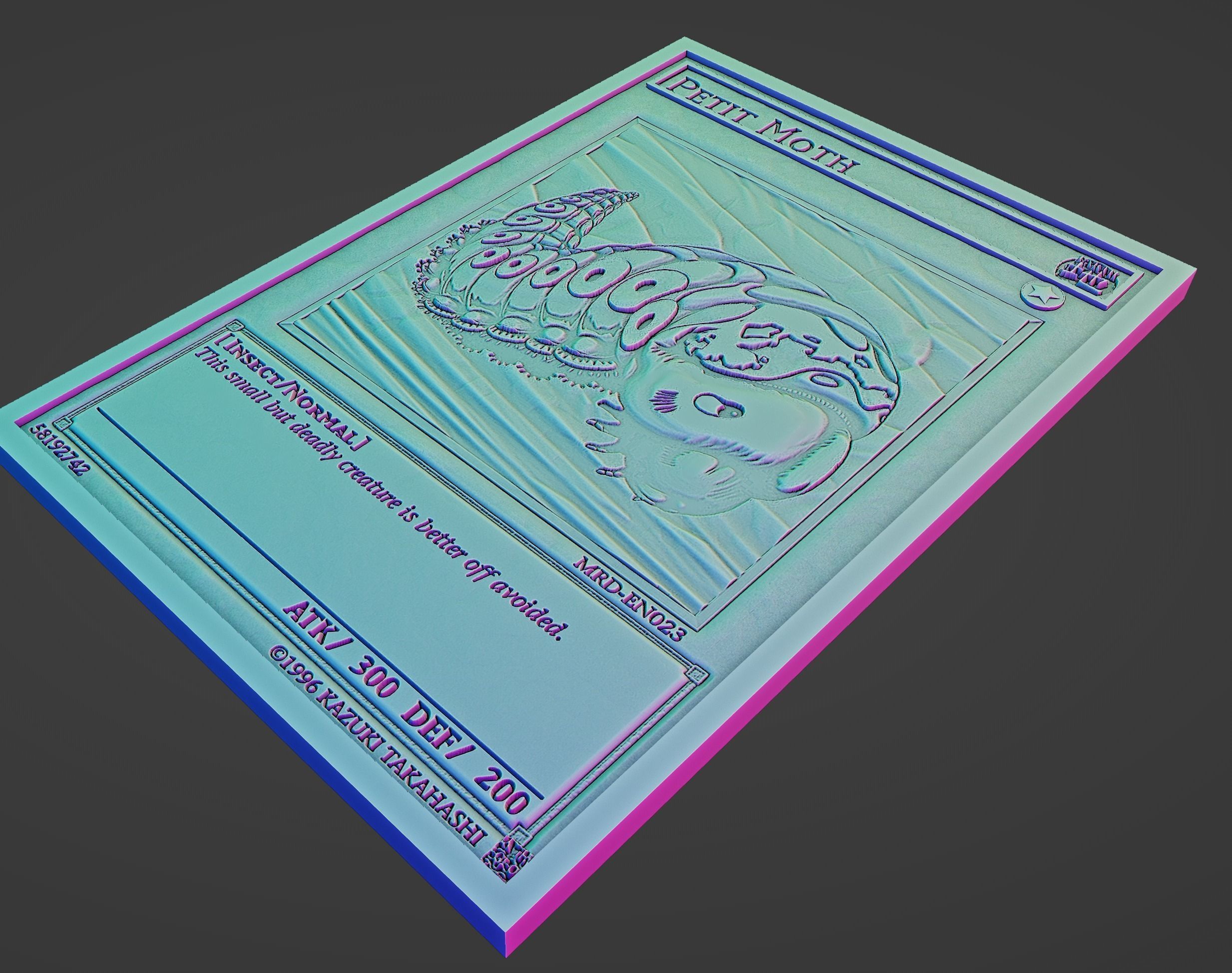 petit moth - yugioh 3D model 3D printable | CGTrader