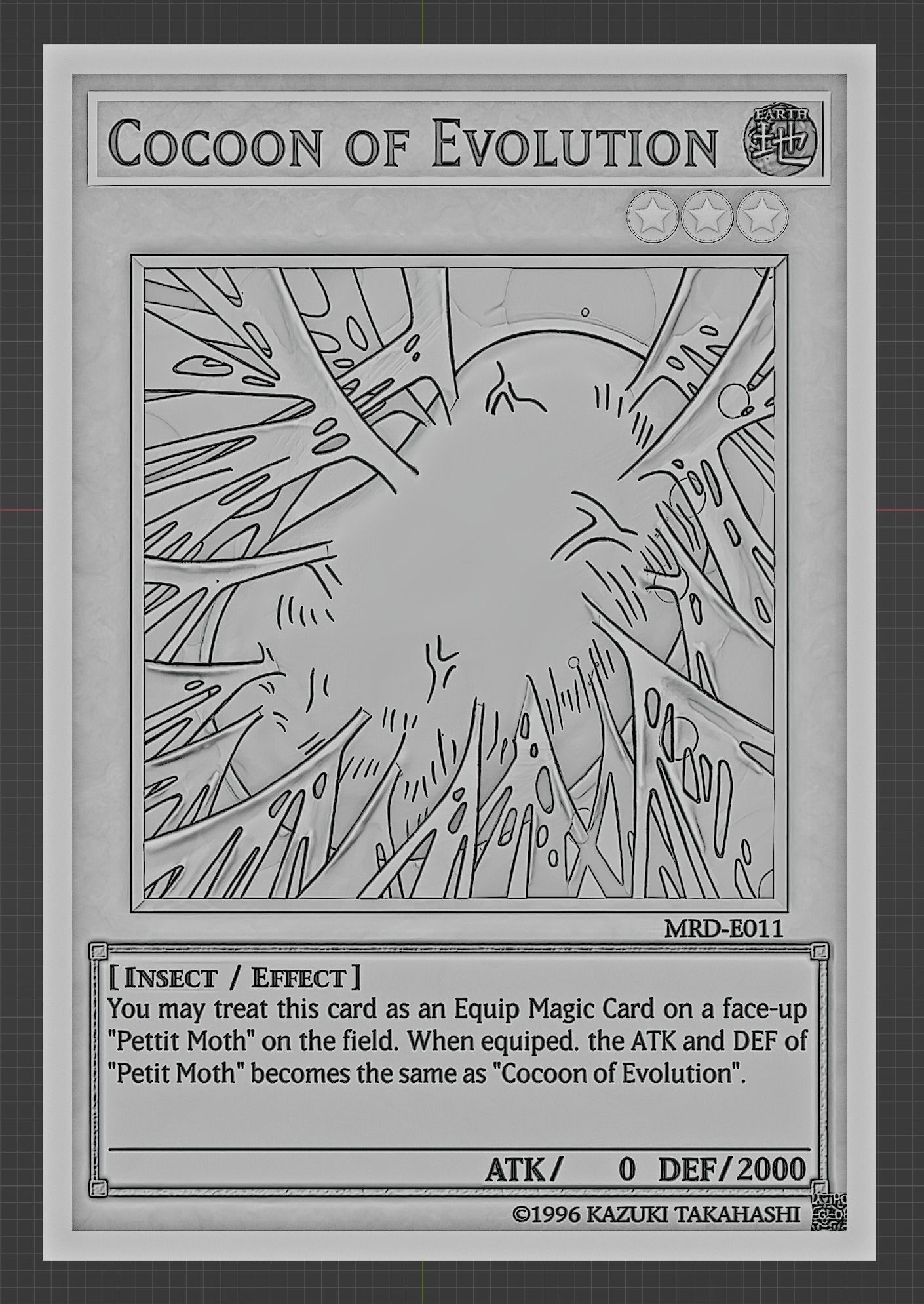 cocoon of evolution - yugioh 3D model 3D printable | CGTrader