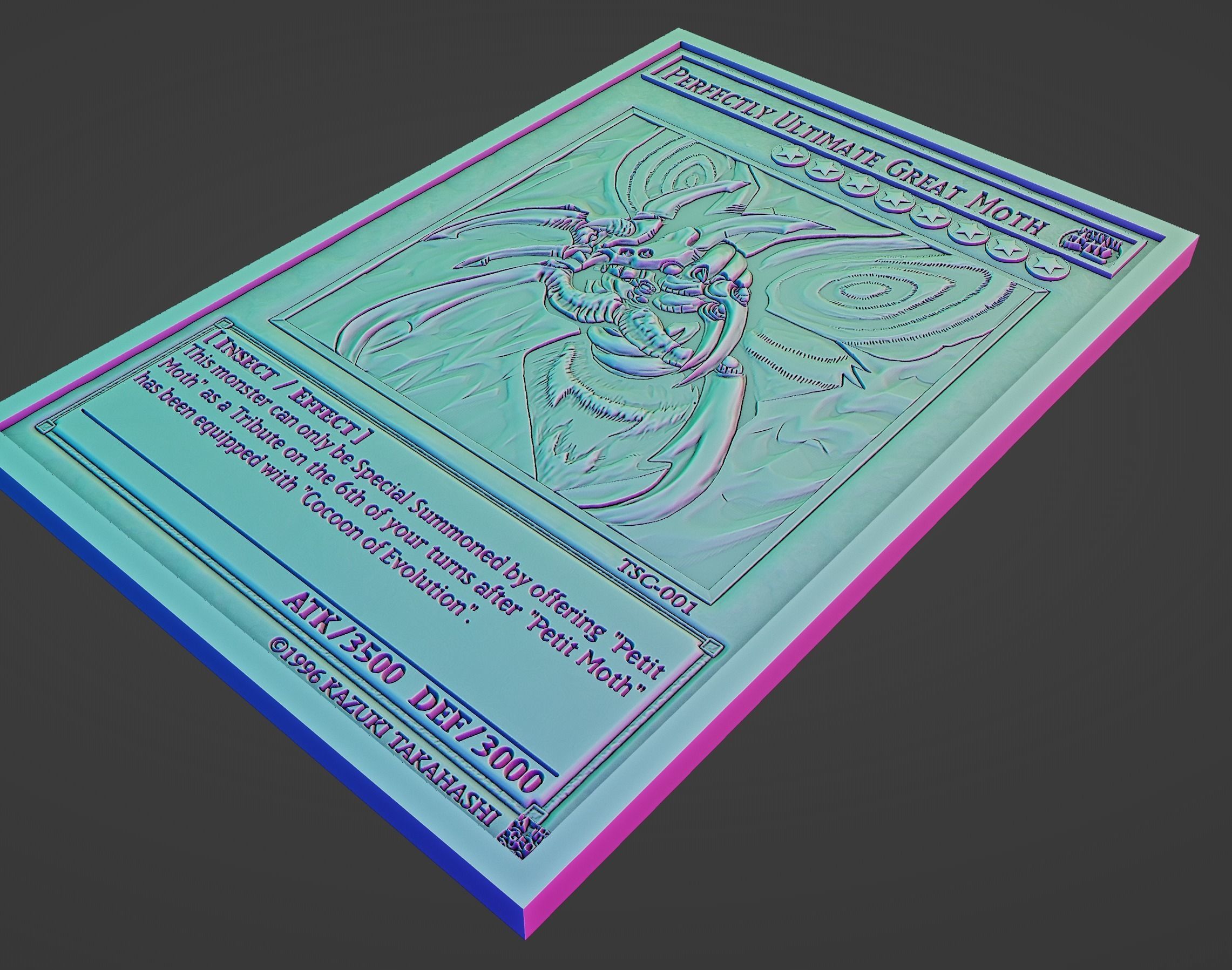 perfectly ultimate great moth - yugioh 3D model 3D printable | CGTrader