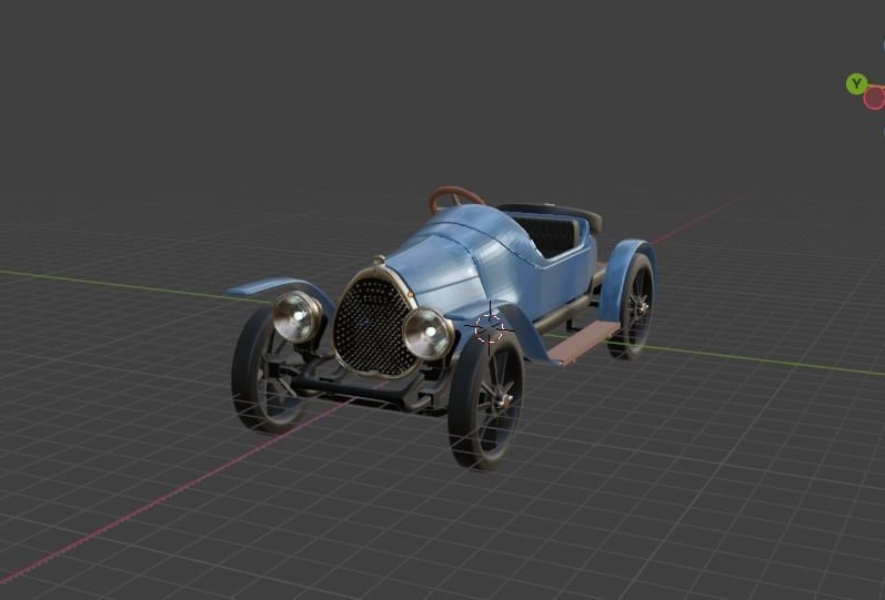 1913 Bugatti Type 22 Torpedo free 3D model 3D printable | CGTrader
