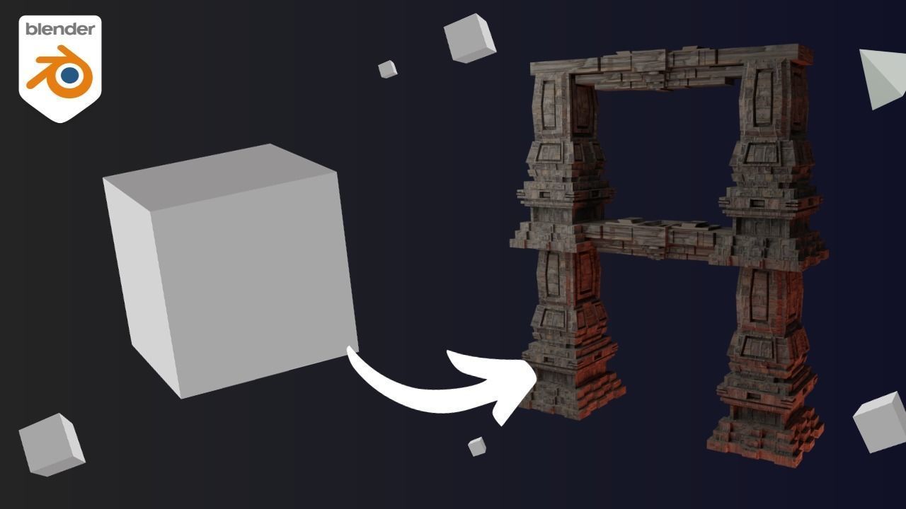 Ancient Ruin architectural Scene Realistic 3d scene 3D model | CGTrader