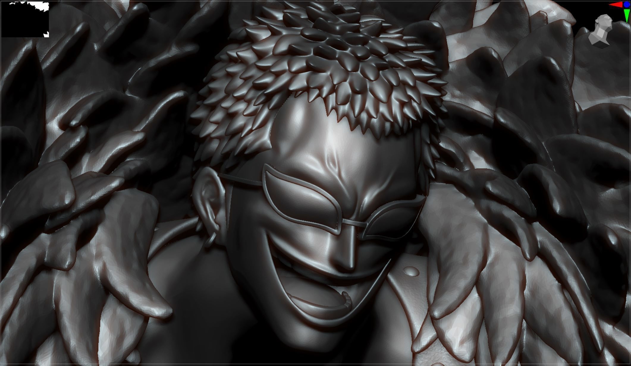 Doflamingo - One Piece 3D model 3D printable | CGTrader