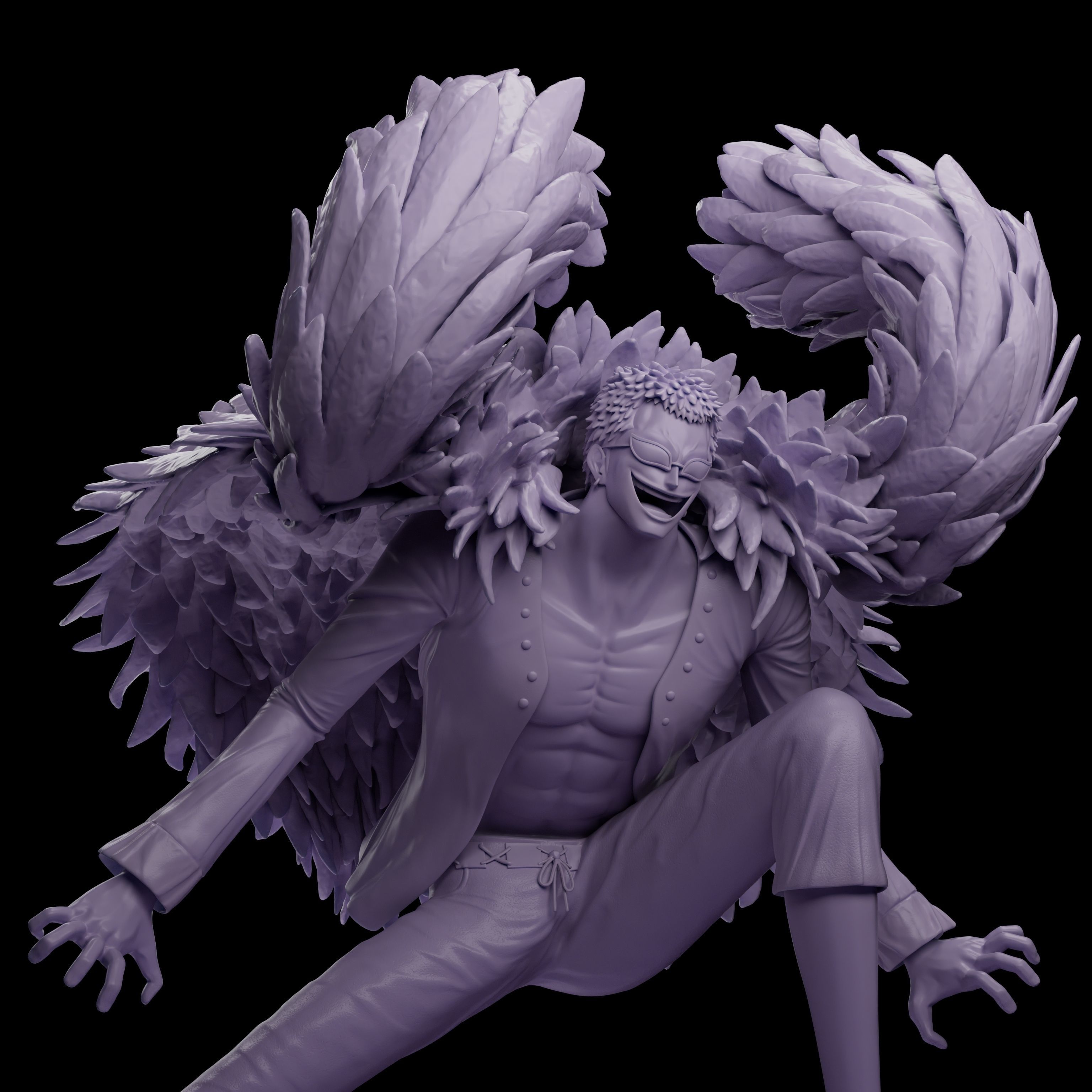 Doflamingo - One Piece 3D model 3D printable | CGTrader