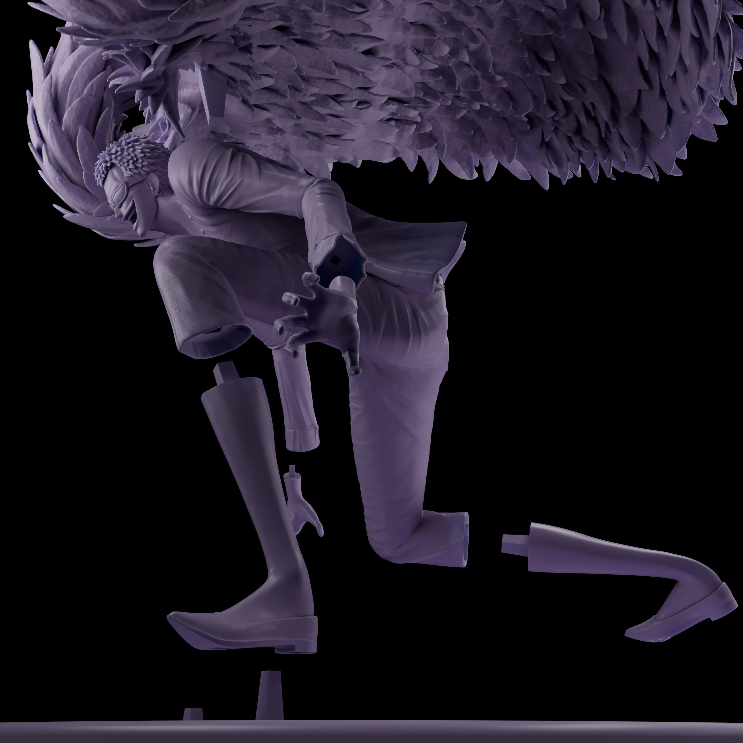 Doflamingo - One Piece 3D model 3D printable | CGTrader