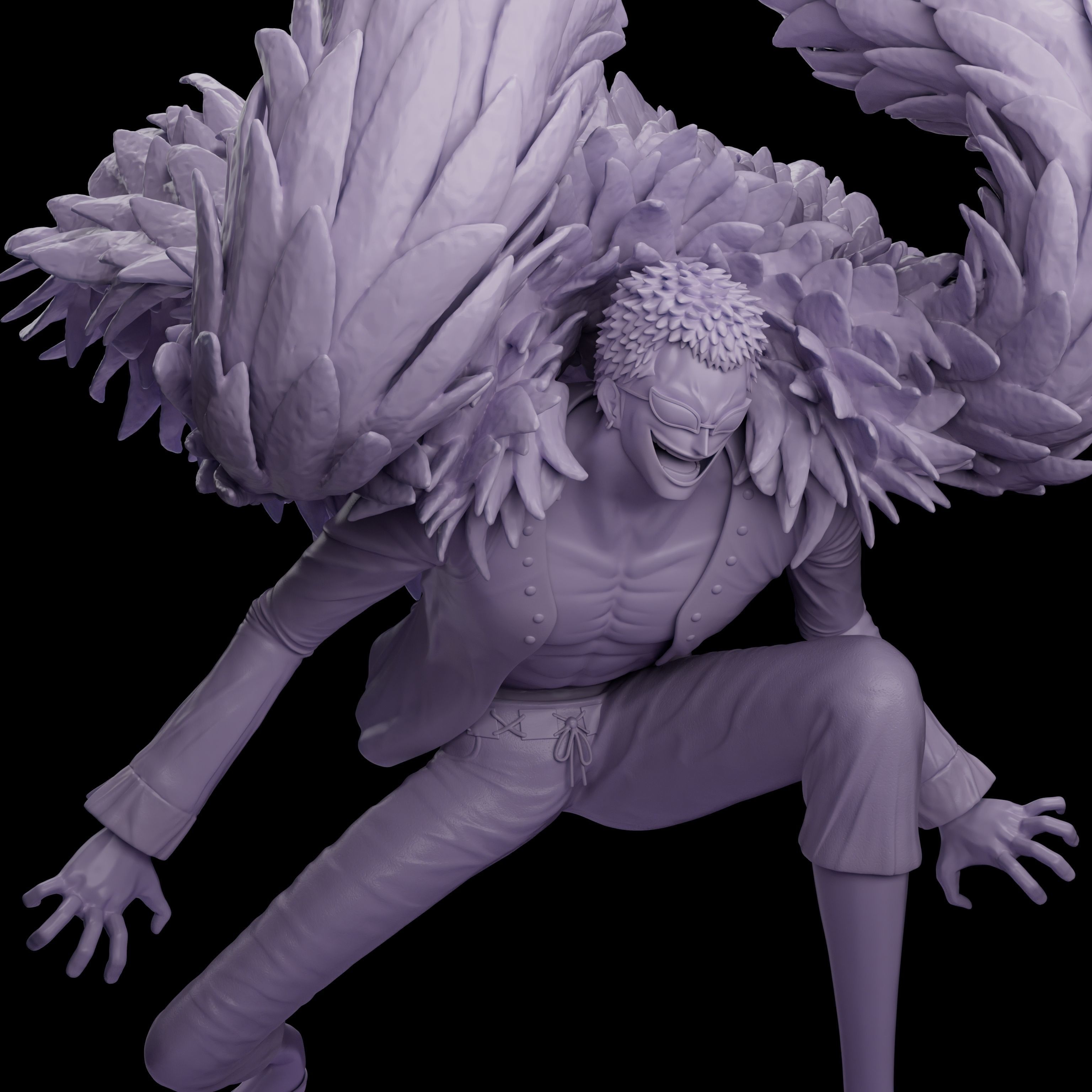 Doflamingo - One Piece 3D model 3D printable | CGTrader