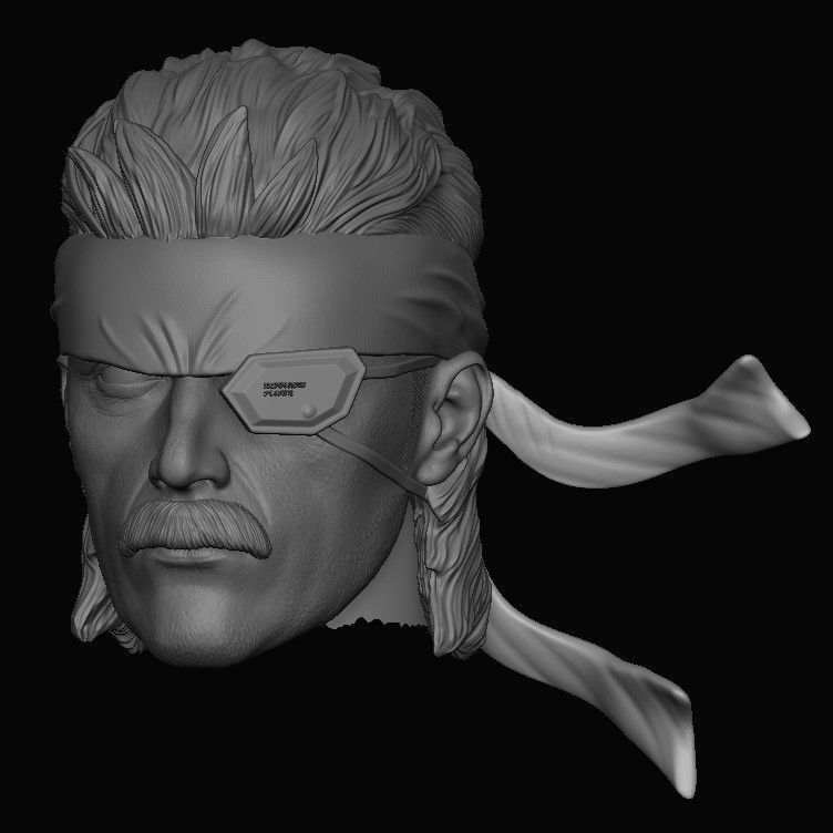 Solid Snake- Metal Gear Solid 3D model 3D printable | CGTrader
