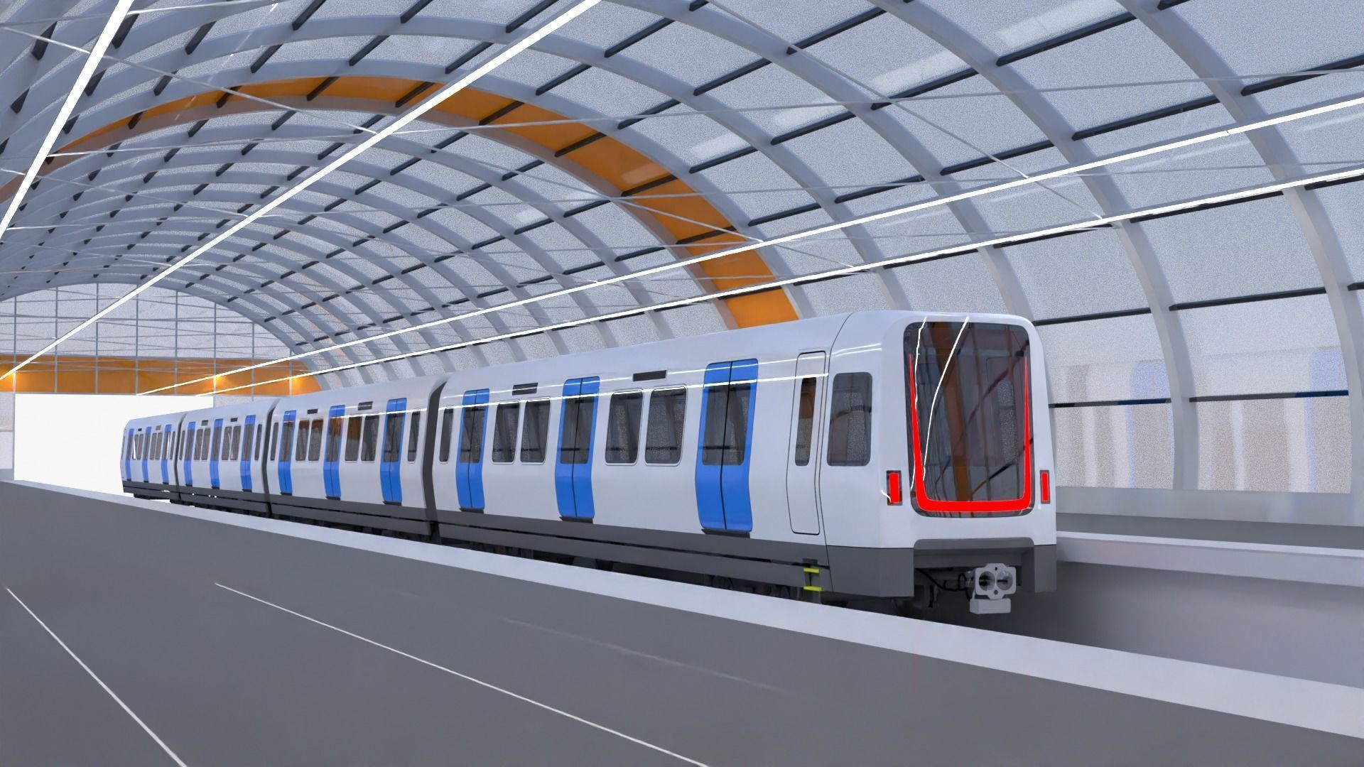 Stockholm metro stations collection | CGTrader