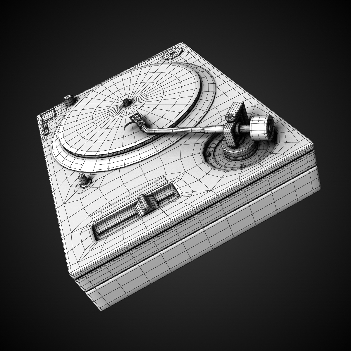 DJ Deck 3D model | CGTrader