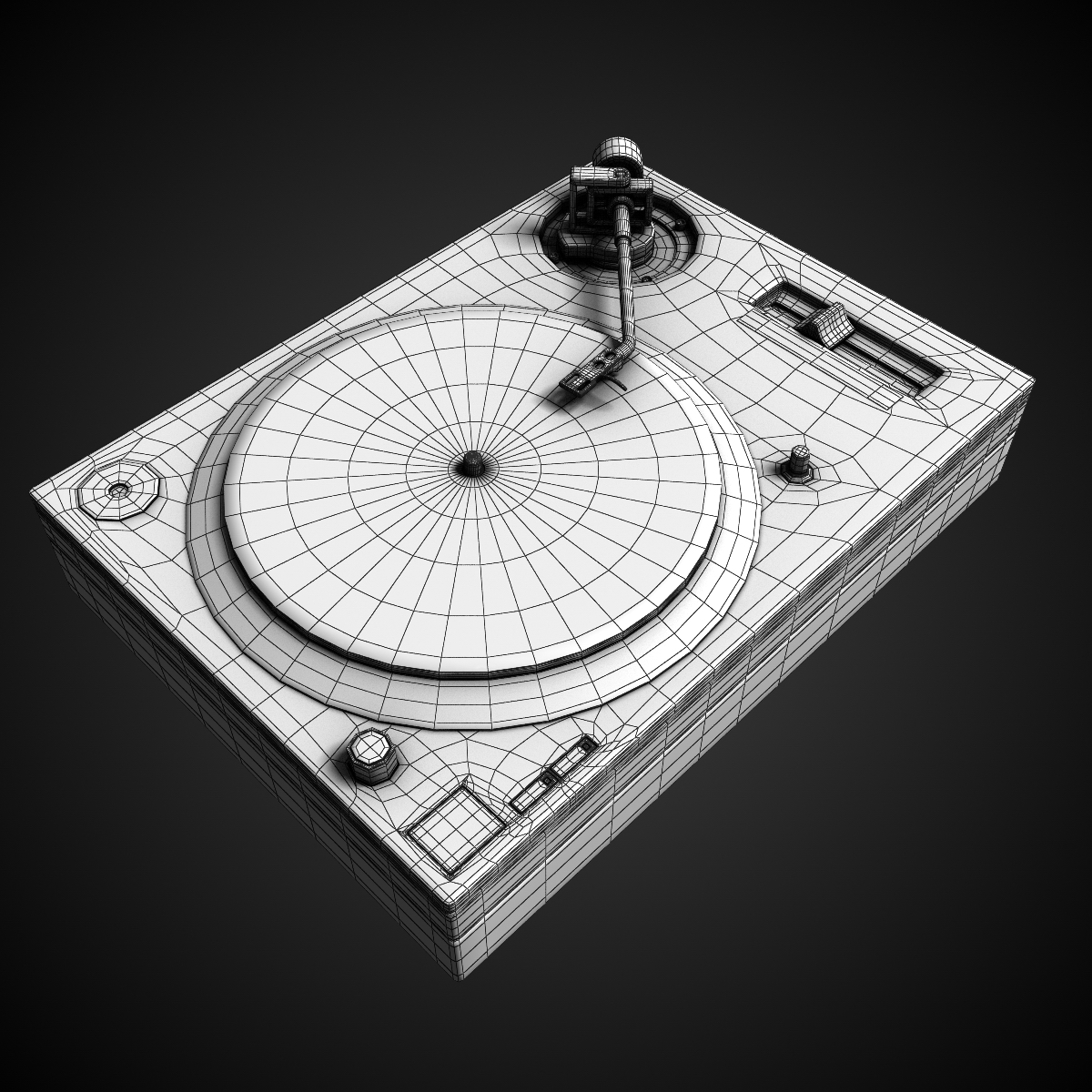 DJ Deck 3D model | CGTrader