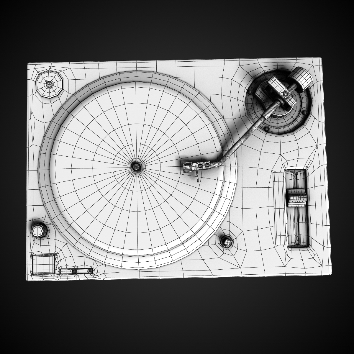 DJ Deck 3D model | CGTrader