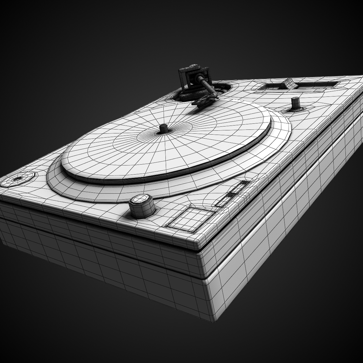 DJ Deck 3D model | CGTrader