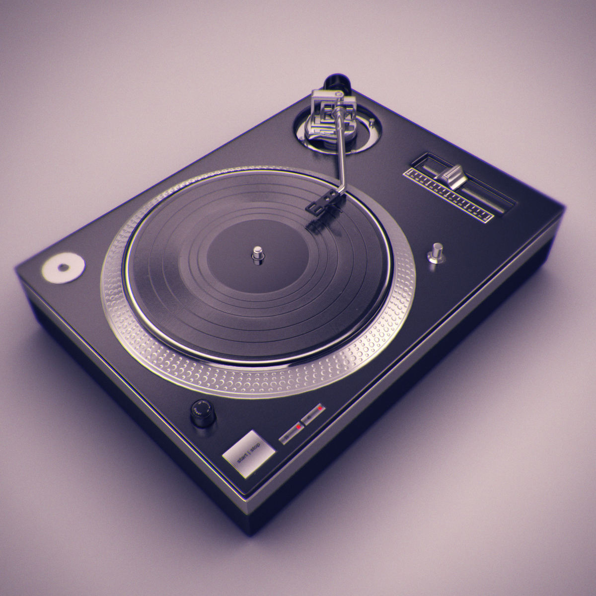 DJ Deck 3D model | CGTrader