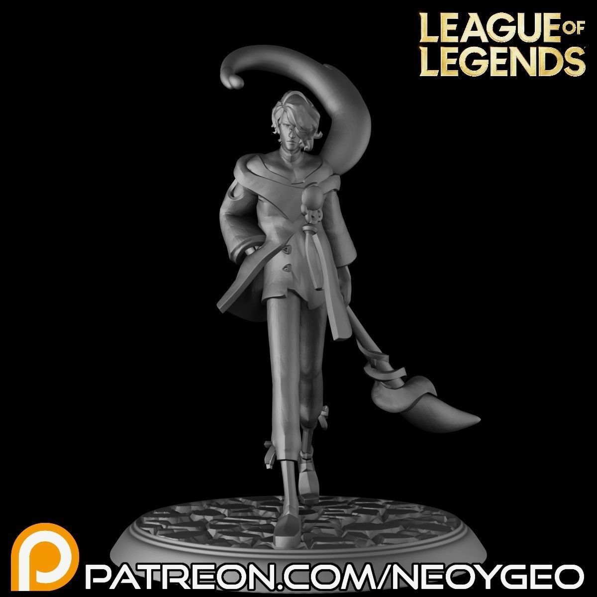 HWEI - LEAGUE OF LEGENDS 3D model 3D printable | CGTrader