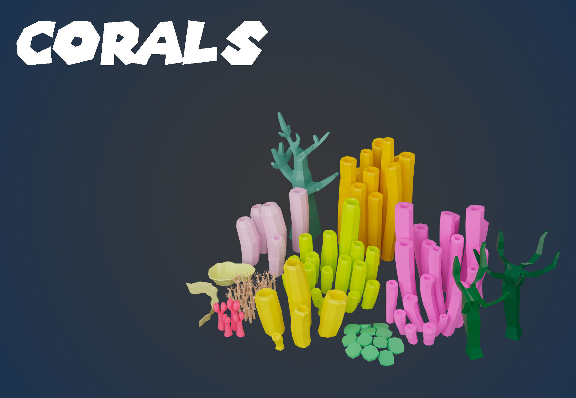 3D model Low Poly 3D Assets - Ocean Pack VR / AR / low-poly | CGTrader