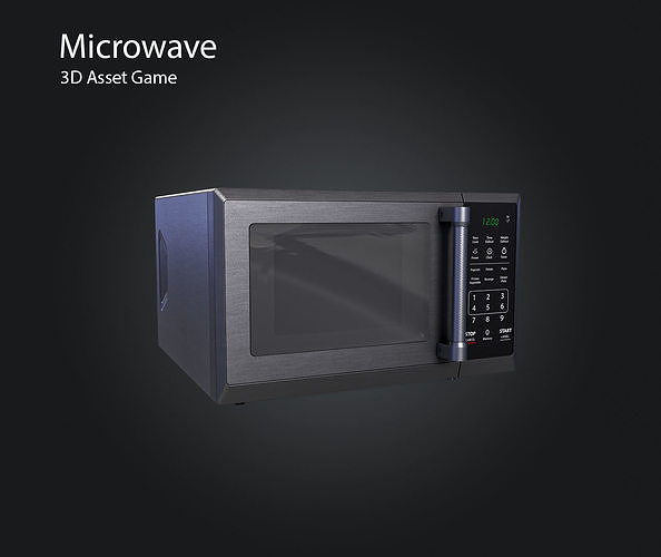 3D model Microwave VR / AR / low-poly | CGTrader